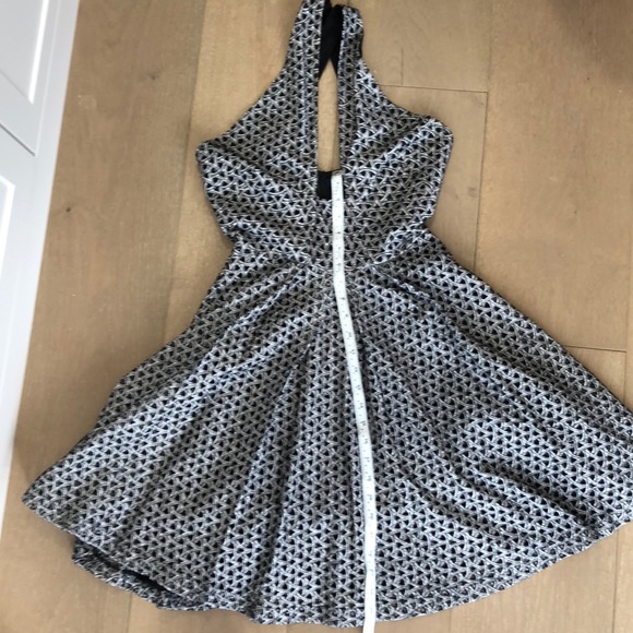 French Connection | Dresses | Black Silver French Connection Halter ...